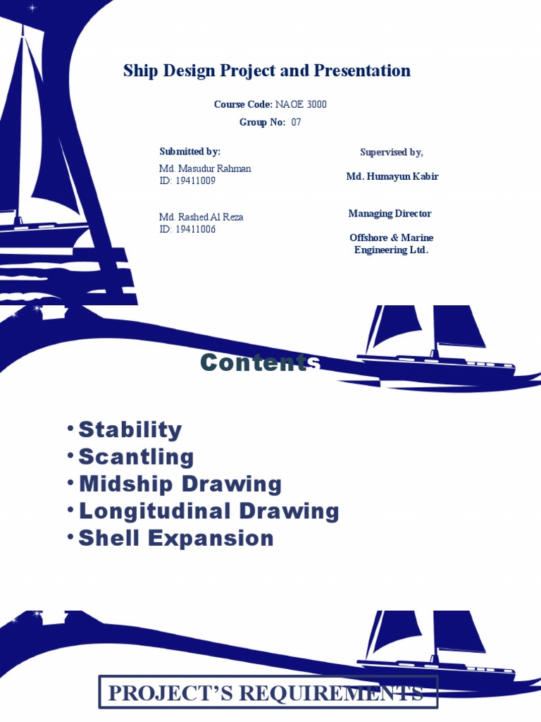 Project Presentation (Updated) | PDF | Naval Architecture | Ships