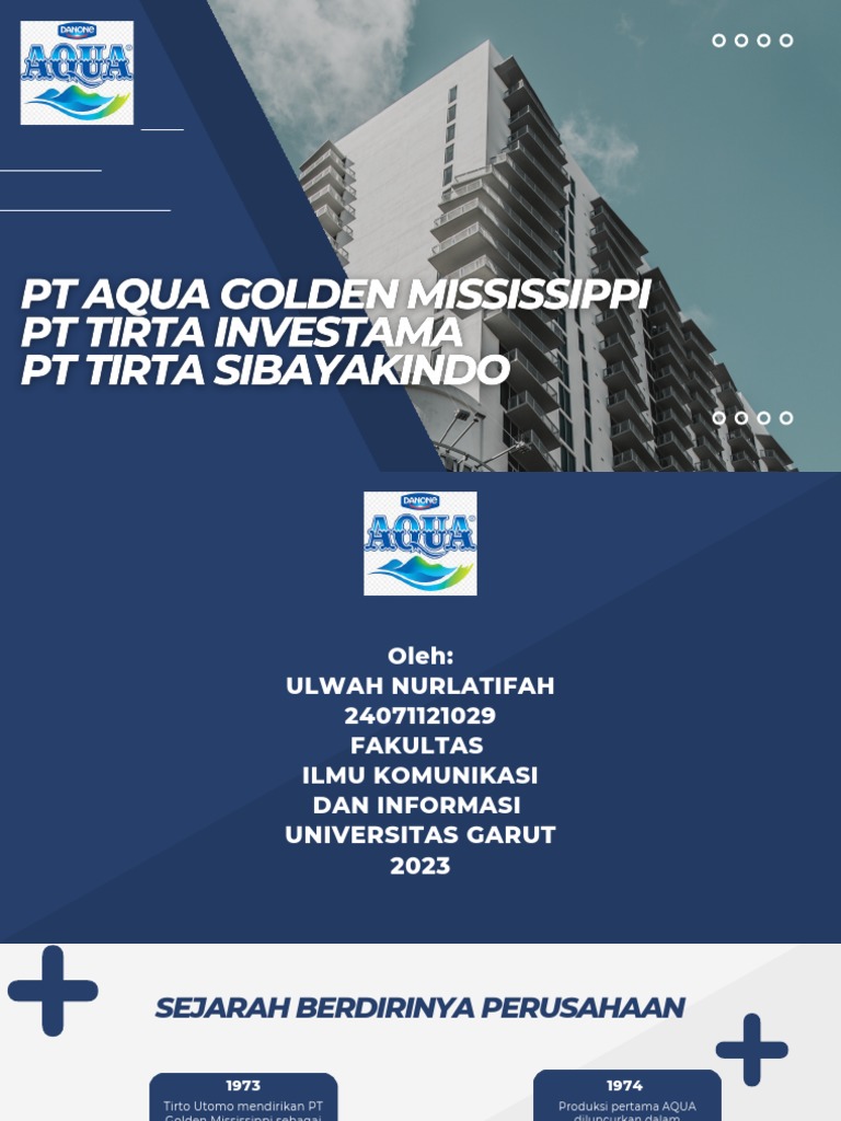 Company Profile AQUA | PDF