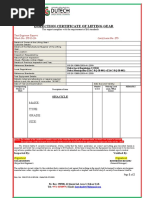 Webbing Sling Inspection Certificate | PDF | Legal Liability | Private Law