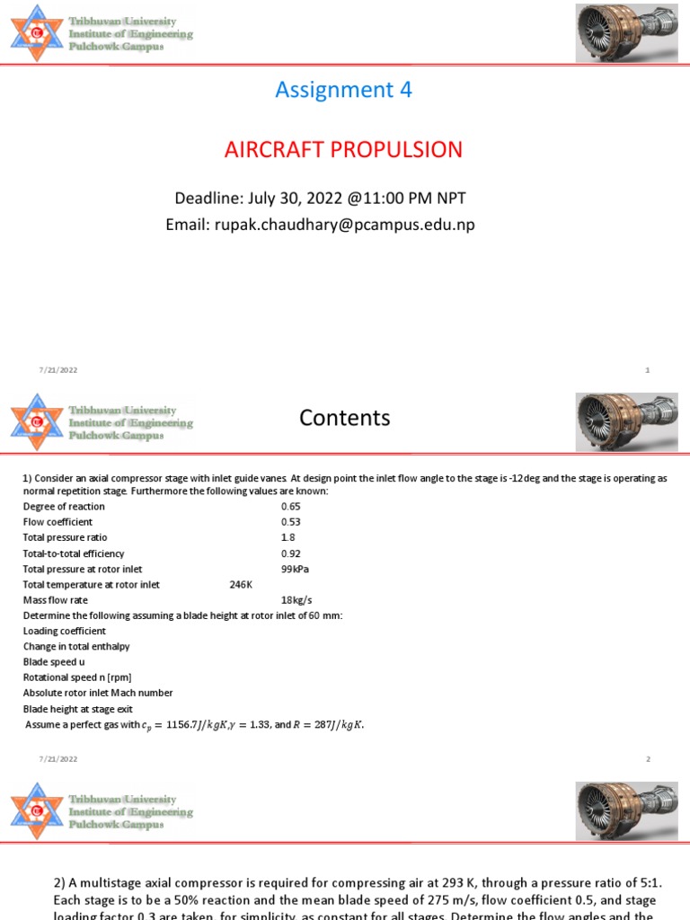 Assignment 04 | Download Free PDF | Nozzle | Turbine