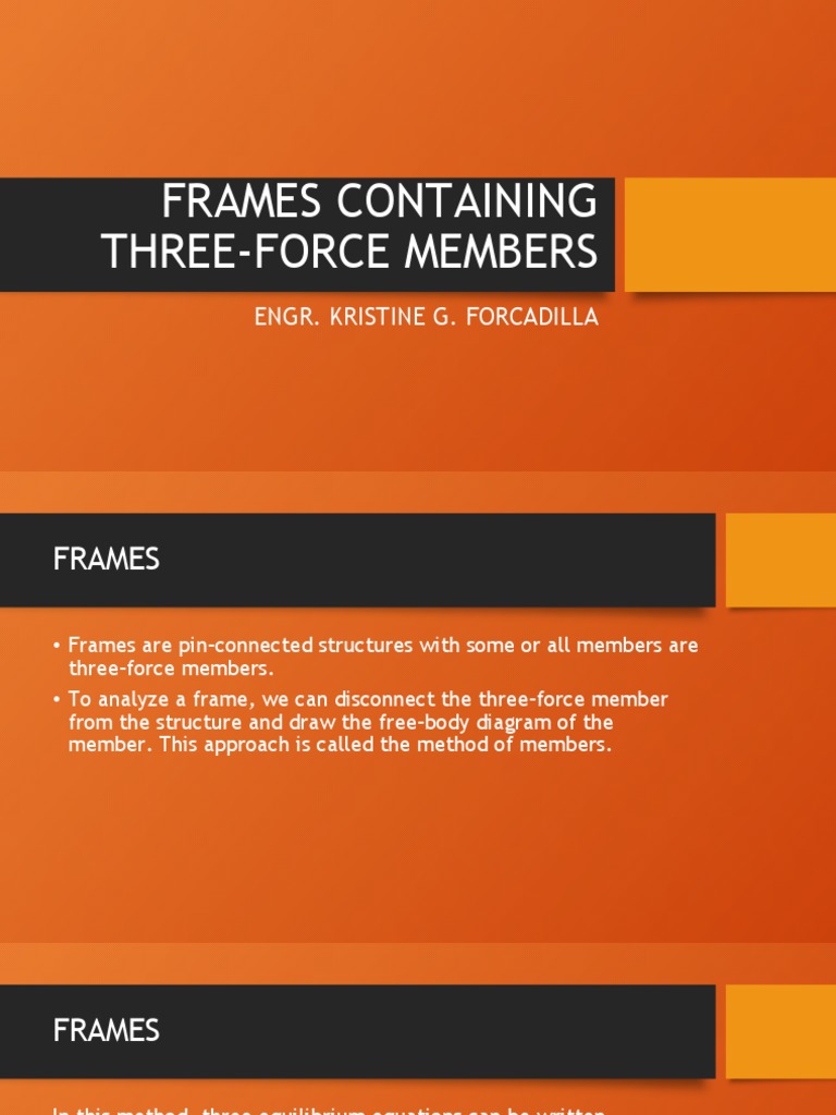 Analysis of Frames | PDF