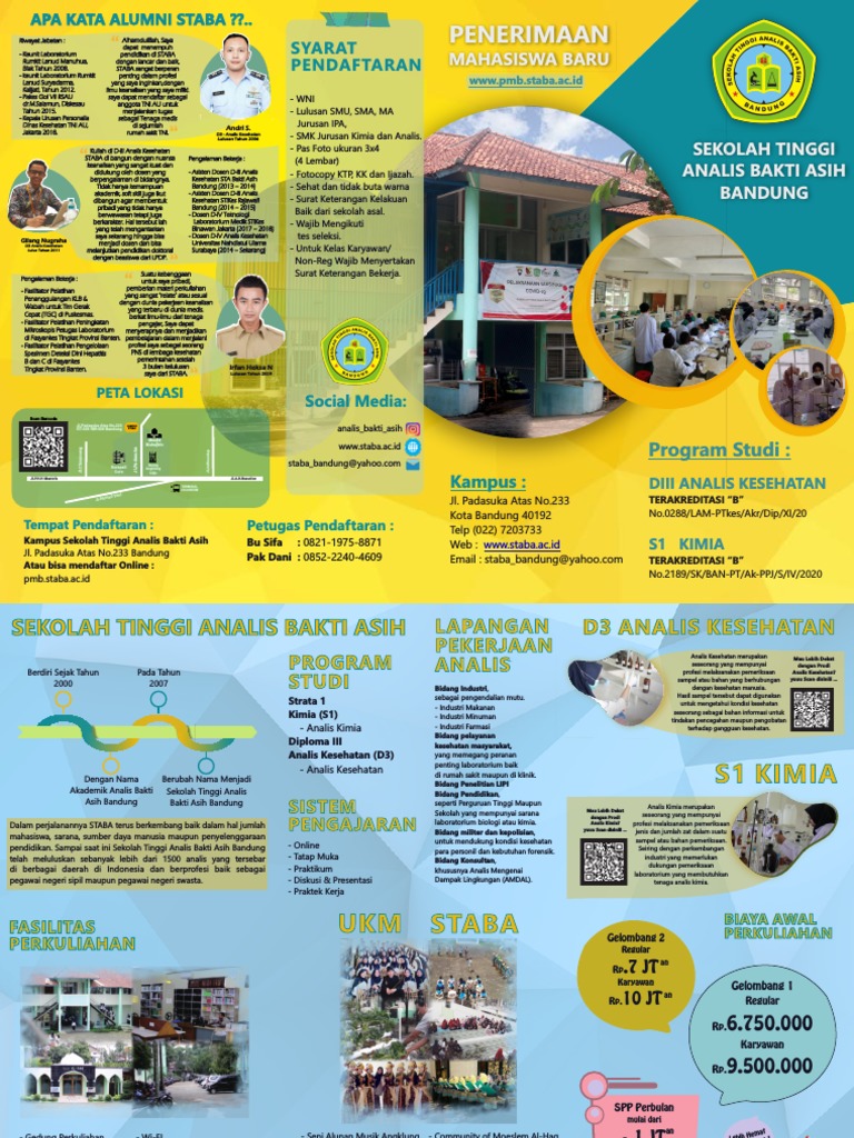 Pendaftaran Mahasiswa STABA Bandung | PDF