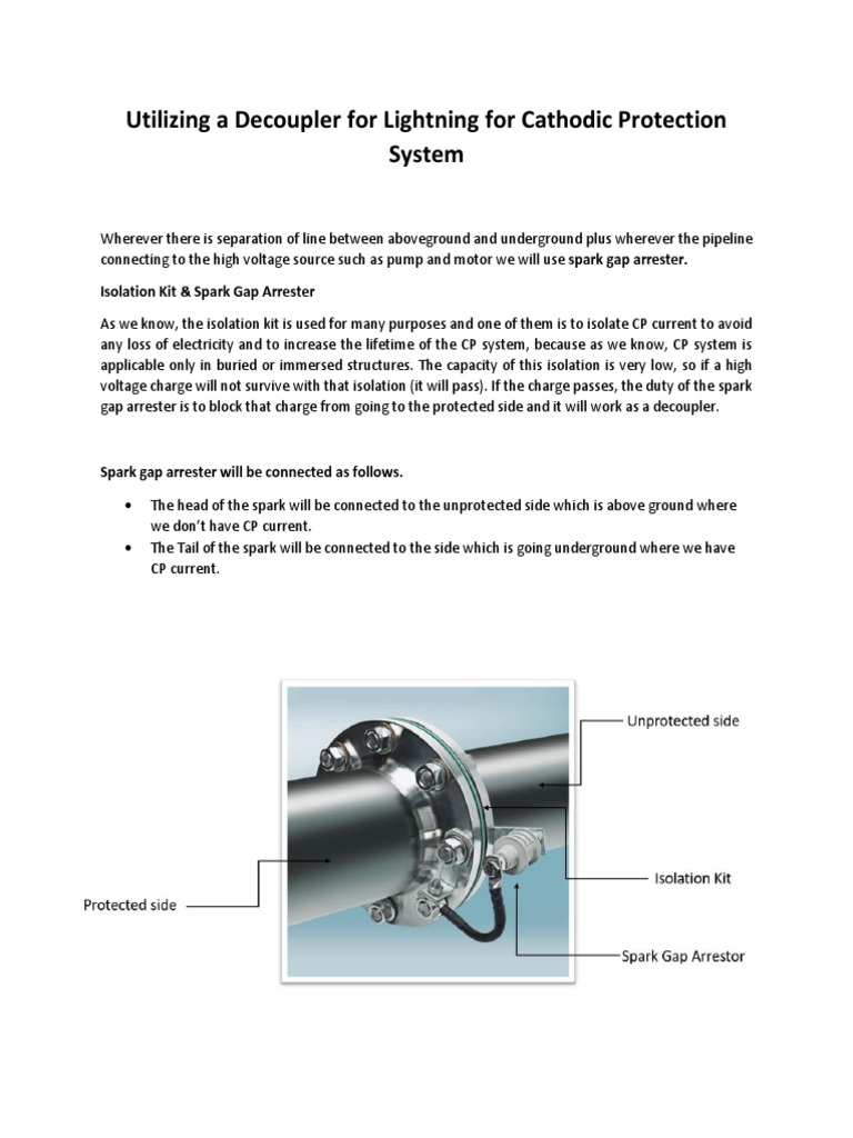 Spark Gap Arrester in Cathodic Protection | PDF | Science & Mathematics ...