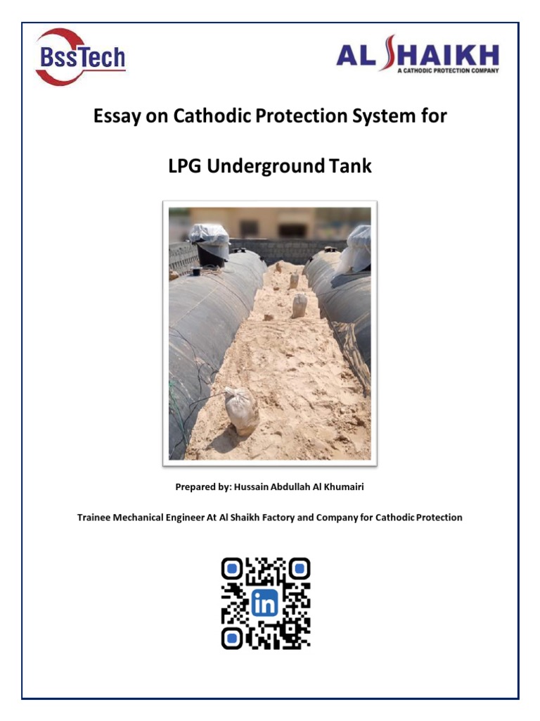 CP System For LPG Underground Tank 1688916092 | PDF | Corrosion | Physical Chemistry