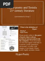 Hyper Poetry | PDF | Blog | Speculative Fiction
