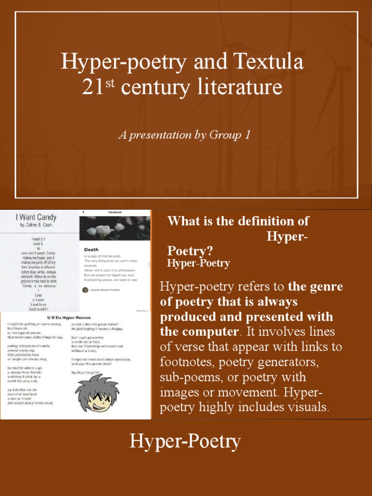 Hyper-Poetry and Textula | PDF | Poetry | Writing