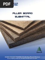 Bitumen Impregnated Filler Board Submittal | PDF | Polyurethane | Adhesive
