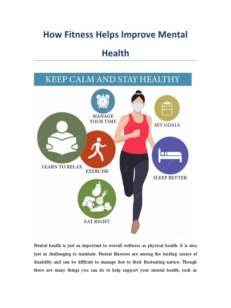 Fitness Boosts Mental Health | PDF | Physical Fitness | Mental Health