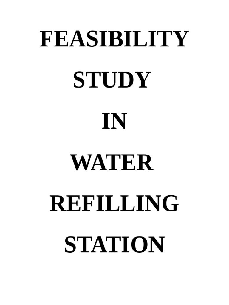 feasibility-study-in-water-refilling-station-pdf-water-purification