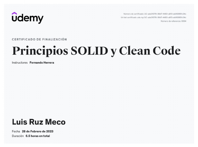 Principios SOLID y Clean Code | PDF