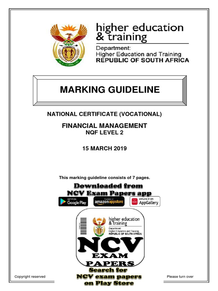 TVET Nated Paper 152040 | PDF | Banks | Money