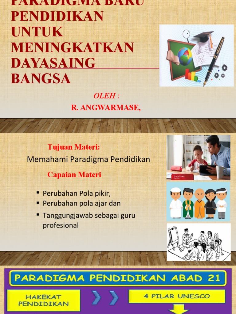 Paradigma Baru Pendidikan Raymond | PDF