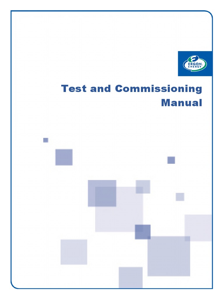 Test and Commissioning Manual Guide | PDF | Verification And Validation ...