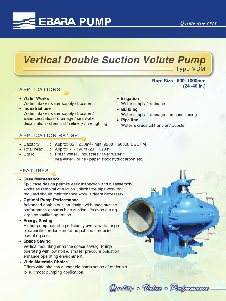 105 - 3 - Ebara VDM 0716 | PDF | Pump | Steel