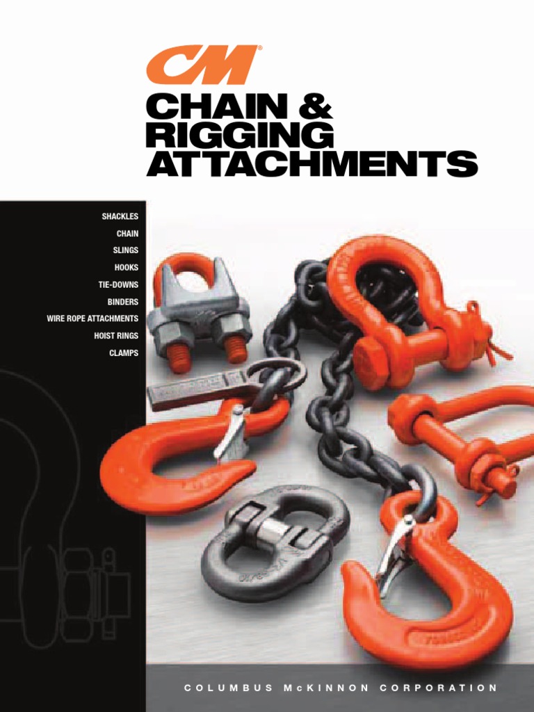 CM Chain Rigging Catalogue | PDF | Crane (Machine) | Radio Frequency ...