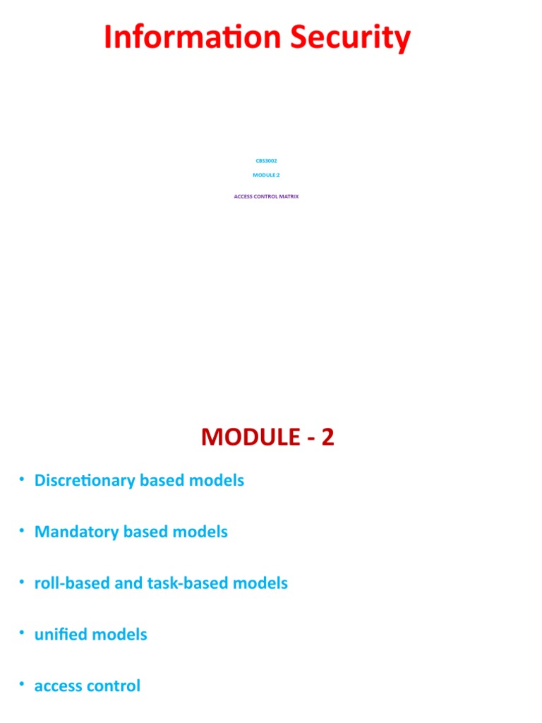 3-Module-2 (Part-1) - 19-05-2023 | PDF | Computer Access Control | Data Model