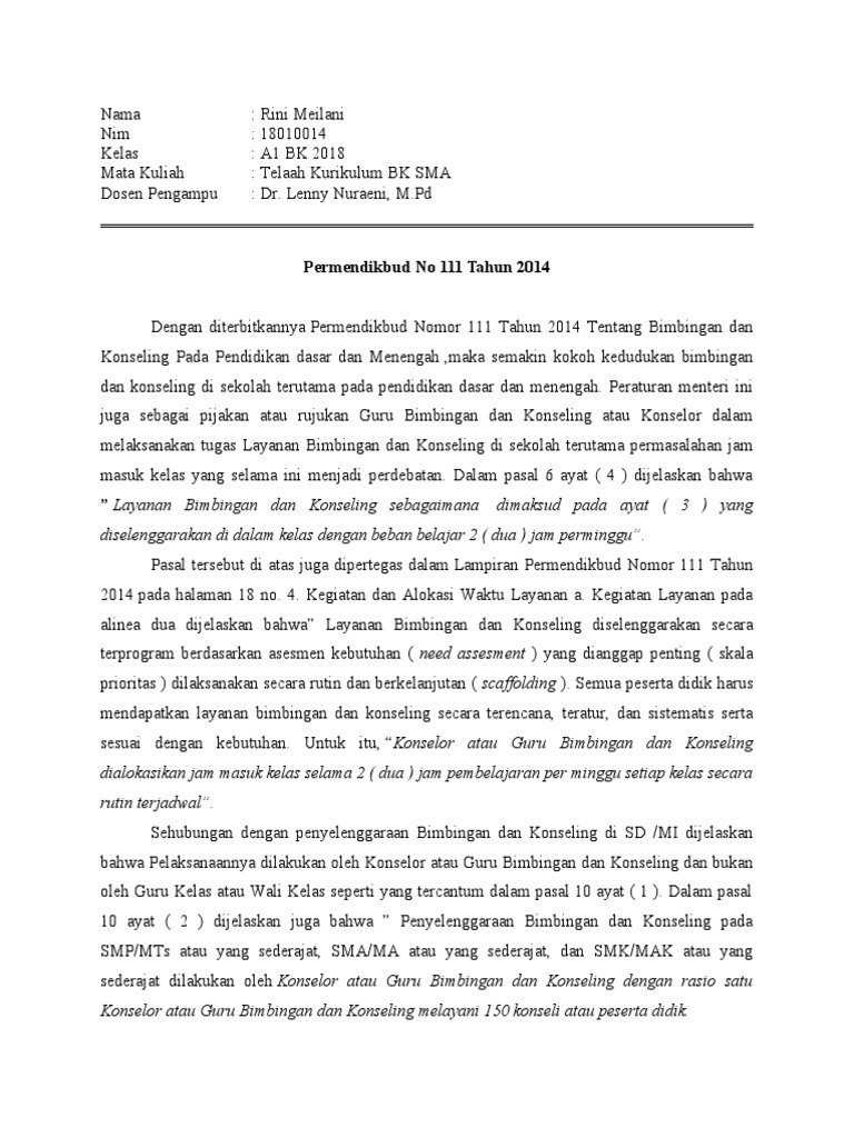 Rini Meilani 18010014 - Resume | PDF