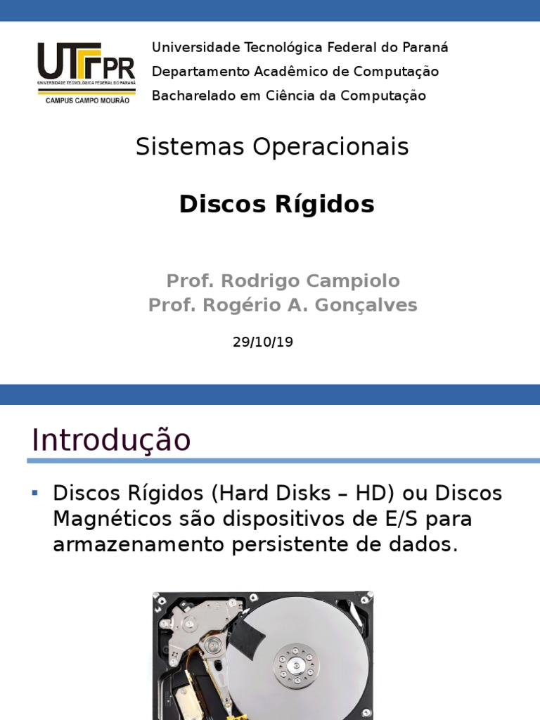 Estrutura Do Disco | PDF | Drive de disco rígido | Informática