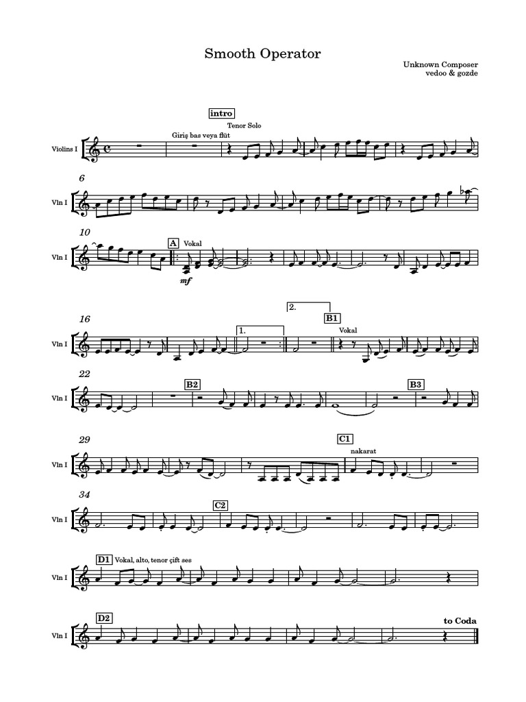 Smooth Operator | PDF