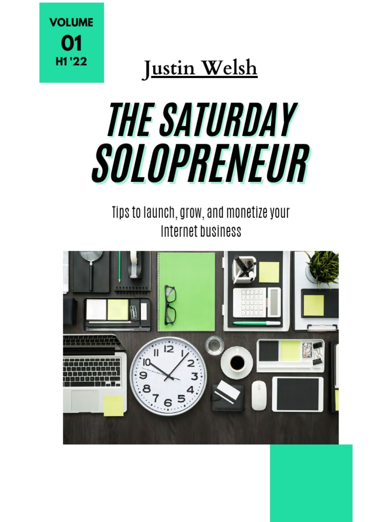 The Saturday Solopreneur Newsletter Vol 01 2022 | PDF | Social Media ...