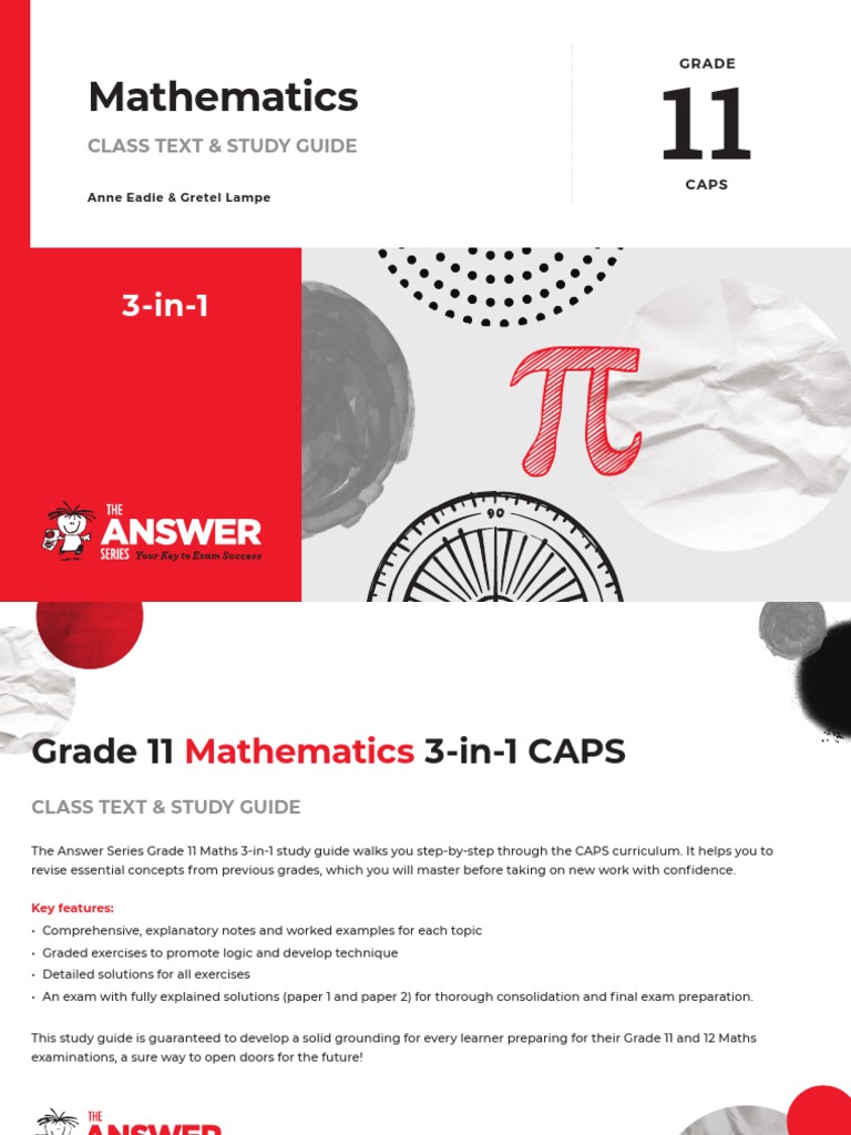 GR 11 Maths 3 in 1 Extracts | Download Free PDF | Trigonometry ...
