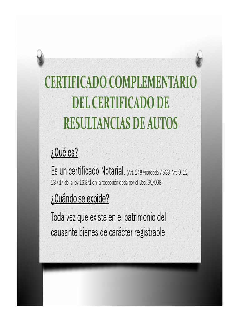 Certificado Complementario Del Certificado de Resultancias de Autos | PDF | Justicia | Crimen y ...