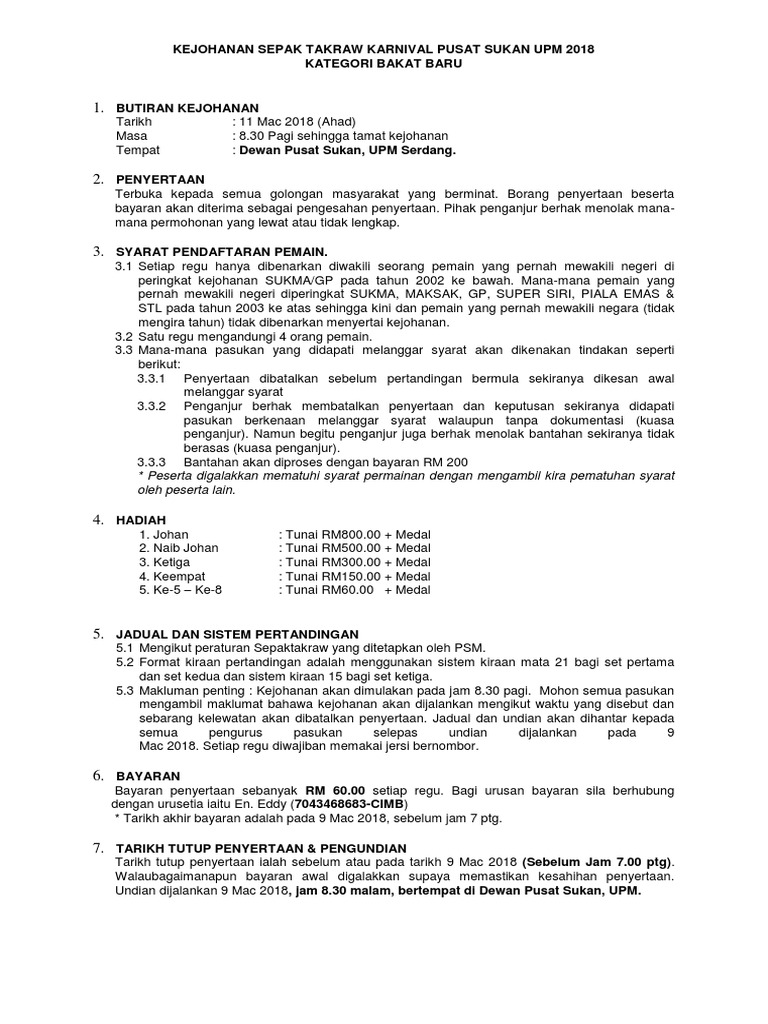 20180220152430Borang Sepak Takraw-Bakat Baru | PDF