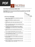 Bsiq SF | PDF | Questionnaire | Body Image