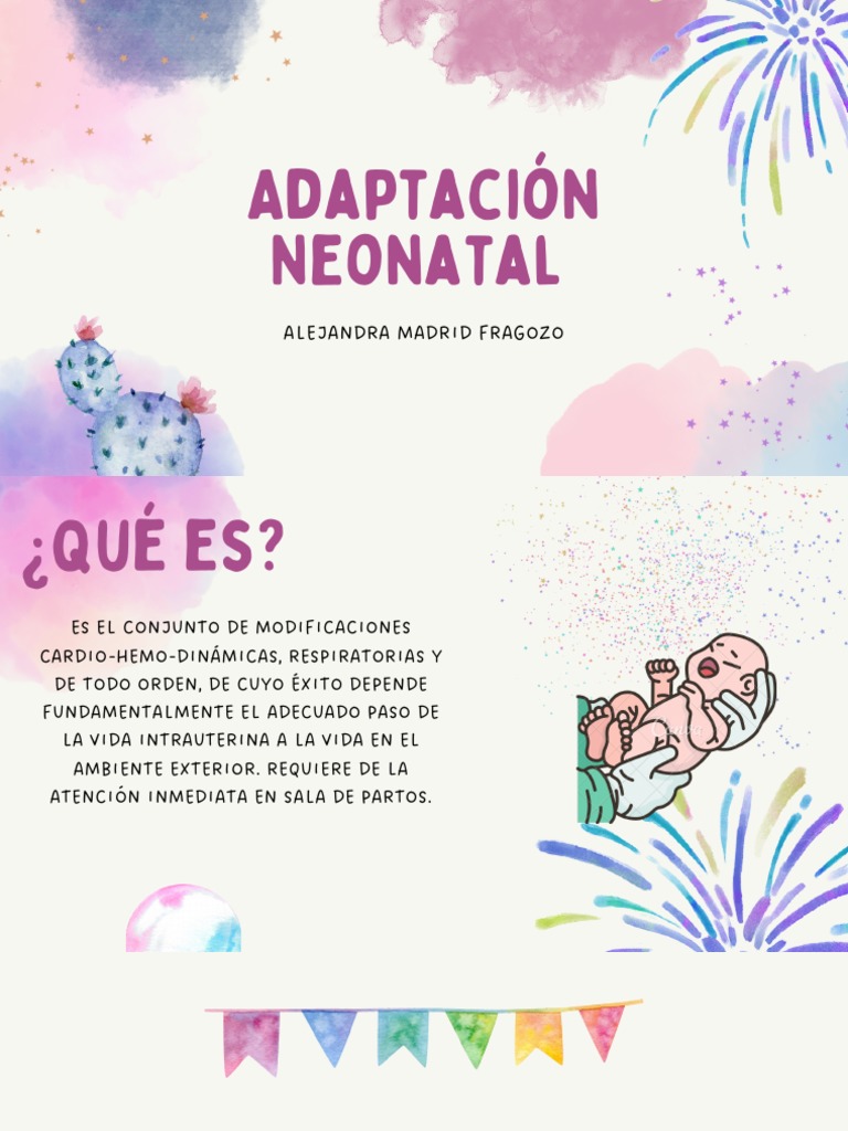 Adaptación Neonatal | PDF | Parto | Placenta