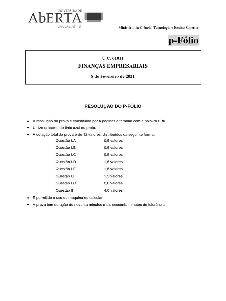 Efolio - Global EN 2020-21 - Correção | PDF | Business | Economia de ...