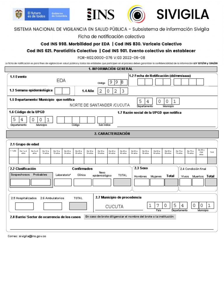Ficha Colectiva Eda | PDF
