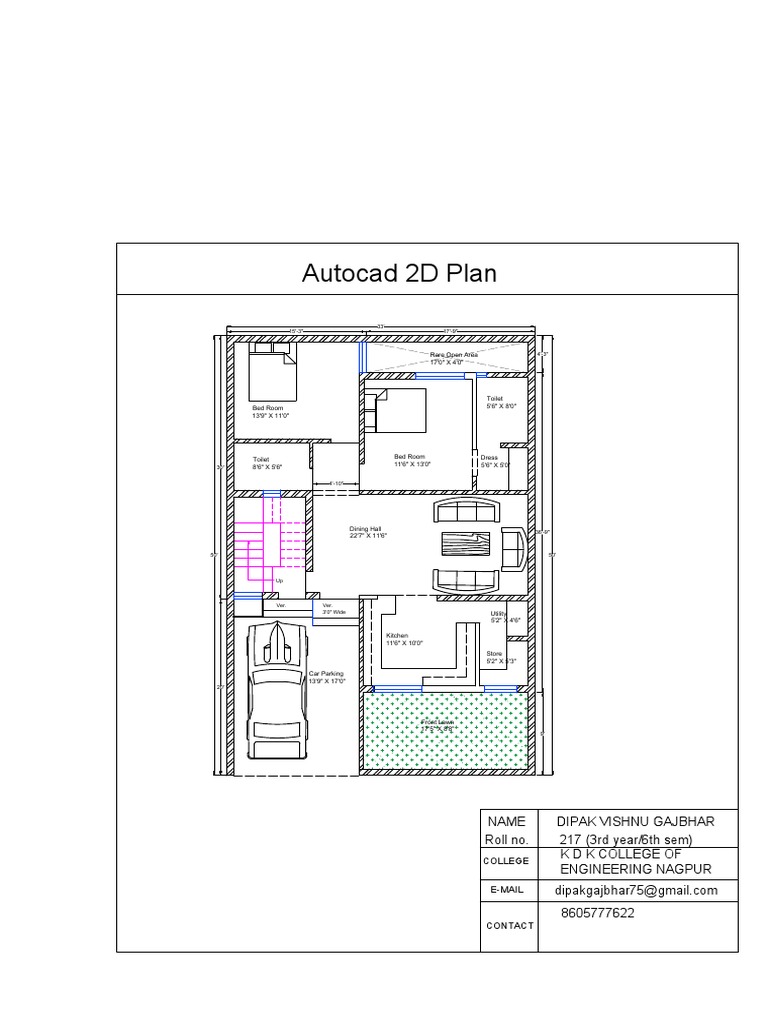 Autocad Drawing-Model | PDF | Home | Buildings And Structures