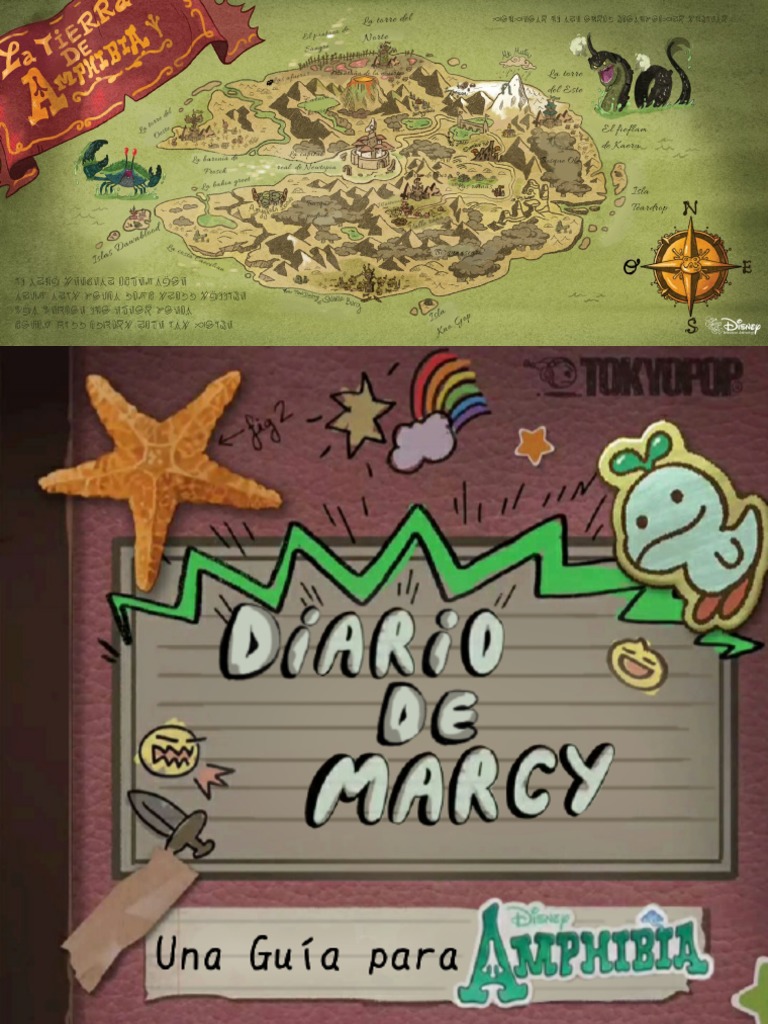 Disney Manga - Marcy's Journal - A Guide To Amphibia (Hardcover Edition ...