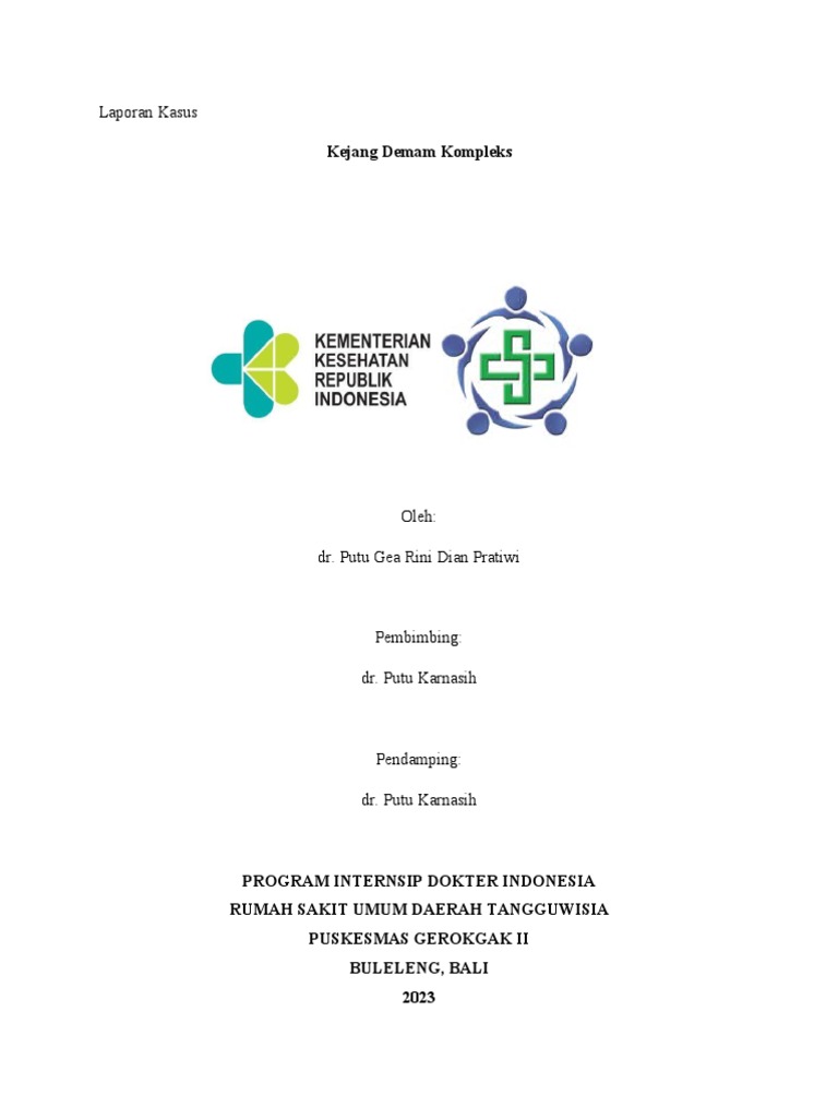 Laporan Kasus Kejang Demam Kompleks | PDF | Sains & Matematika