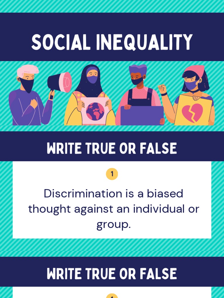 Social Inequality | PDF | Social Inequality | Discrimination & Race ...