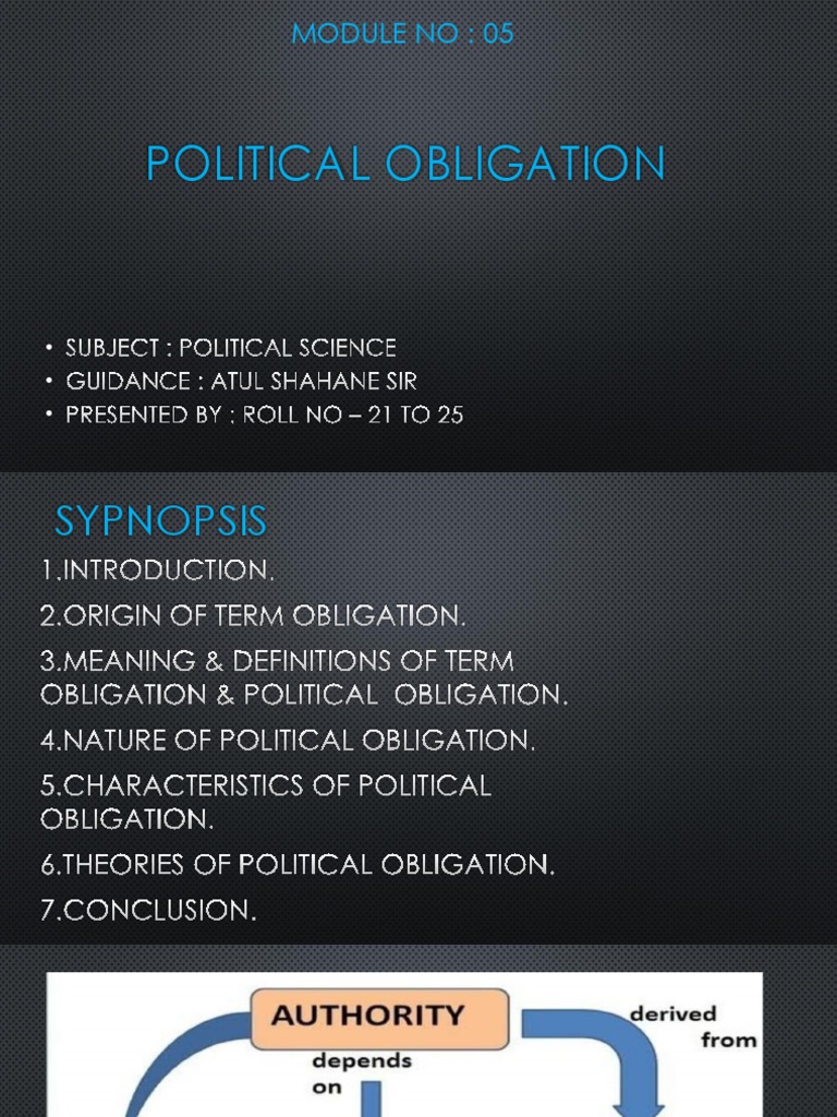 Political Obligation | PDF