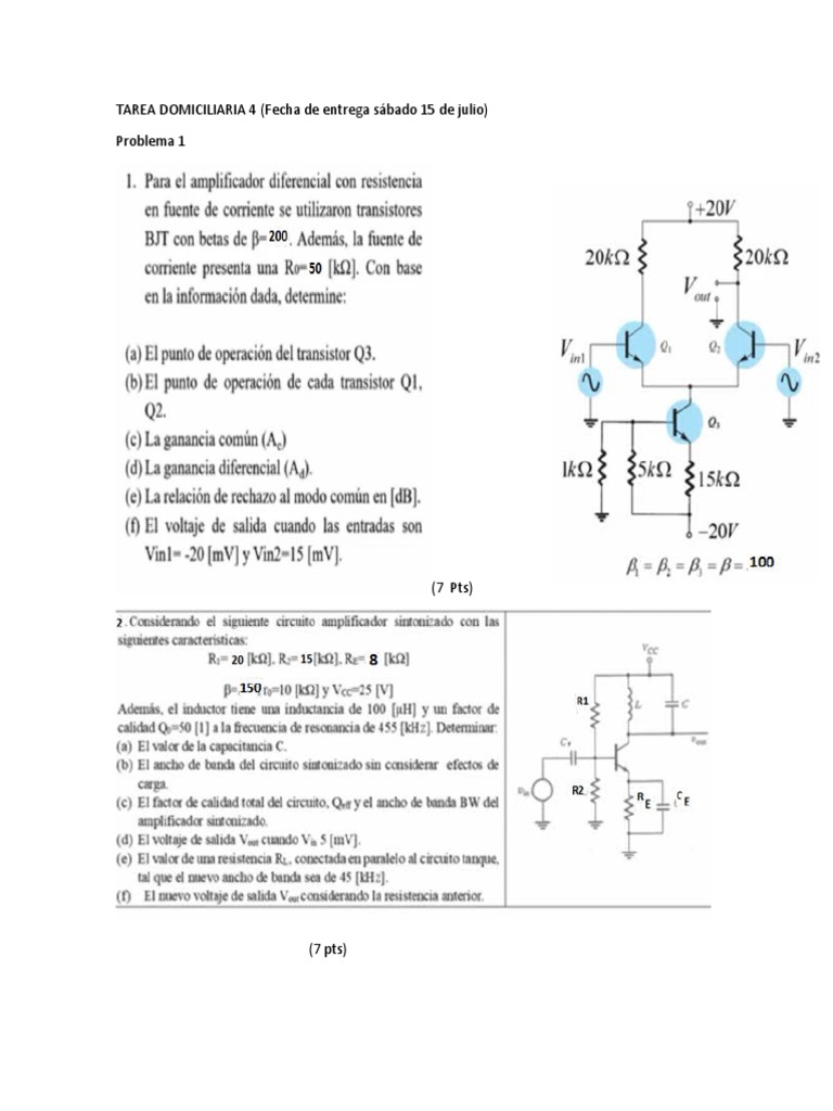 Problemas PC4 | PDF