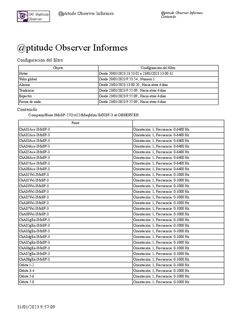 Observer Report | PDF | Frecuencia | Fenómenos Periódicos