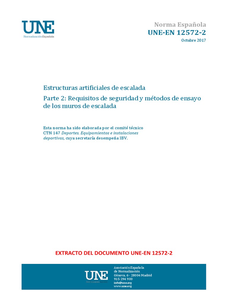 (Ex) Une en - 12572 2 2017 | PDF | Tecnología