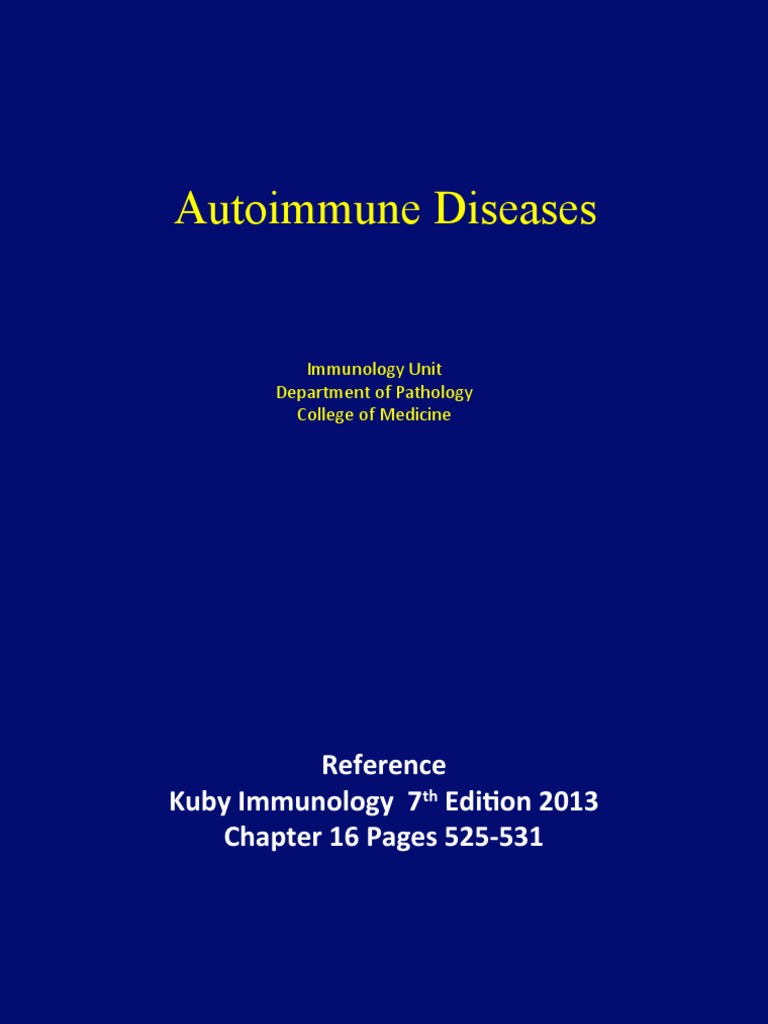 2-Autoimmune Diseases | PDF | Rheumatoid Arthritis | Arthritis