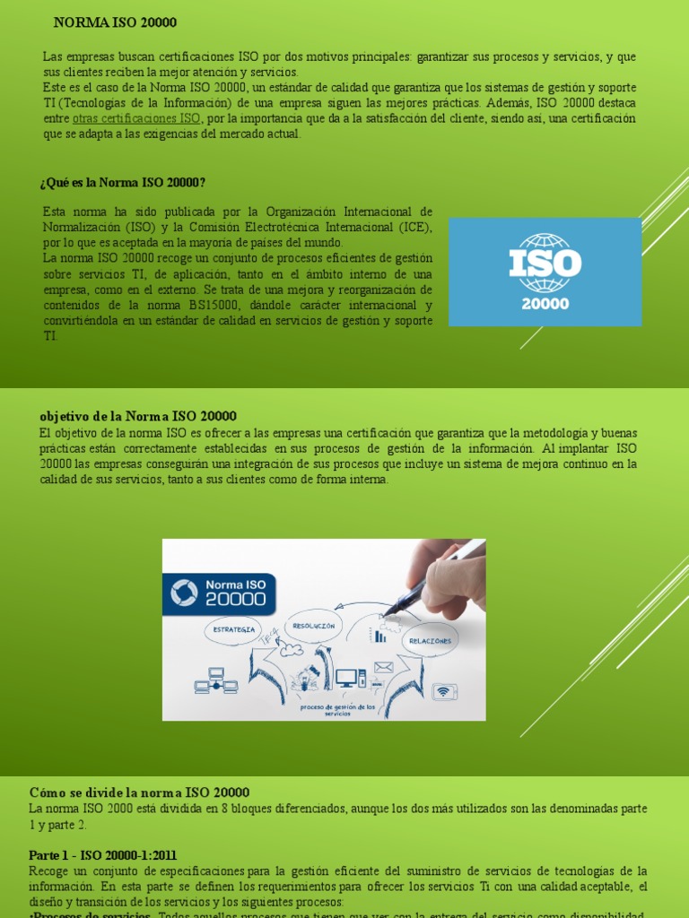 Guía Completa sobre la Norma ISO 20000 | PDF | Itil | Calidad (comercial)