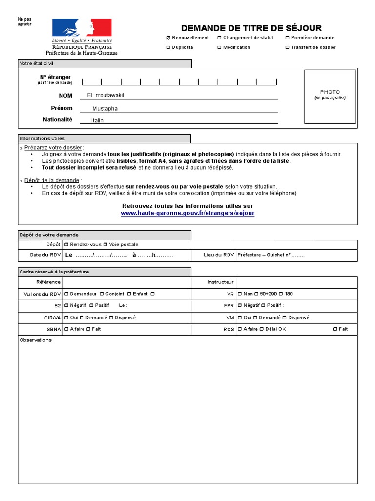 Formulaire TITRE | PDF | Divorce | Mariages et unions