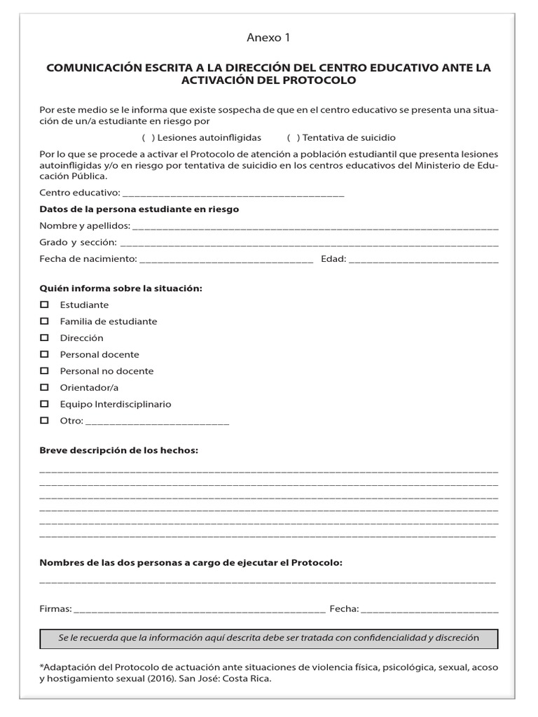 Anexo 1 PROTOCOLOS Del MEP | PDF