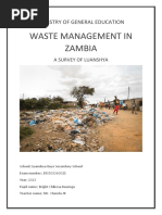 Geography Field Project: Kamwala South Secondary School | PDF | Asian ...