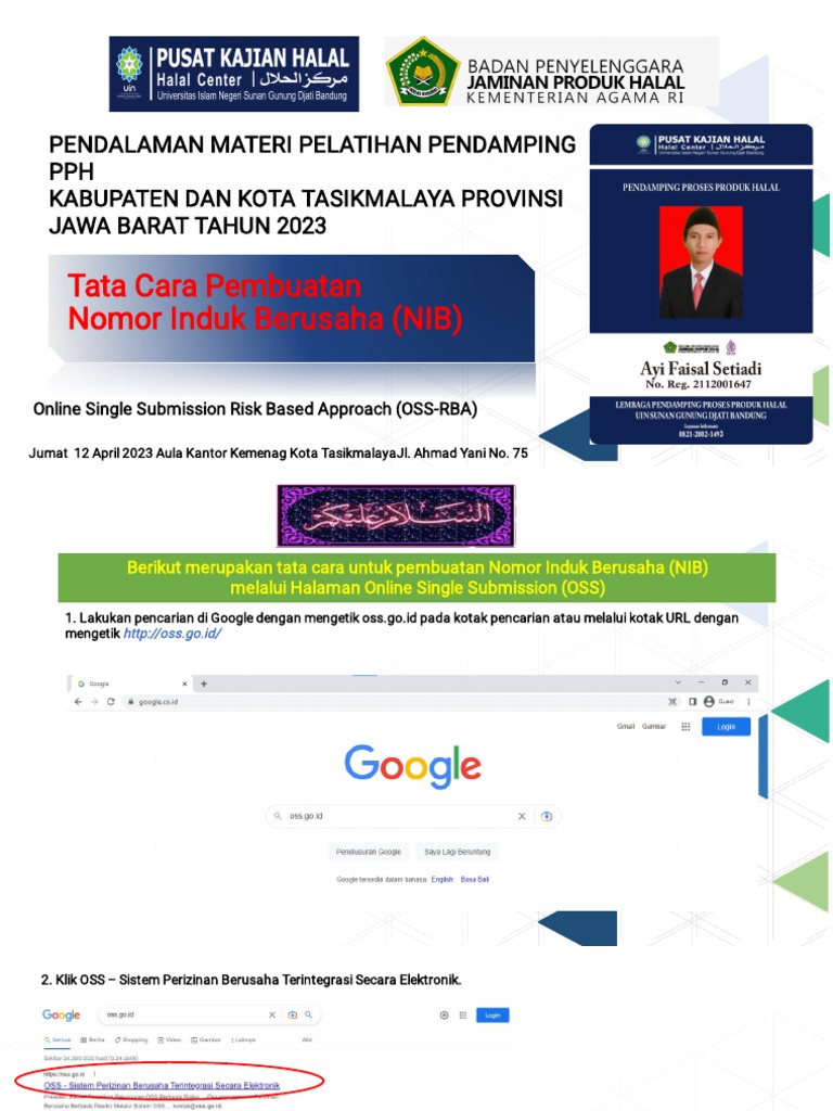 BIMTEK P3H Tutorial Membuat Nib Orb 2023 | PDF