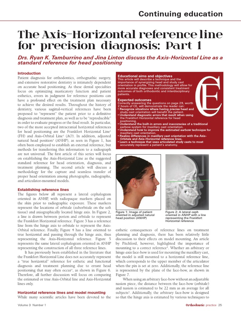 Natural Head Position | PDF | Orthodontics | Dentistry