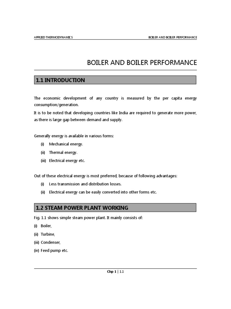 Boiler Performance and Classification | PDF | Boiler | Steam
