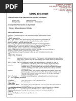 Great Value Bleach MSDS Sheet | PDF | Personal Protective Equipment | Water