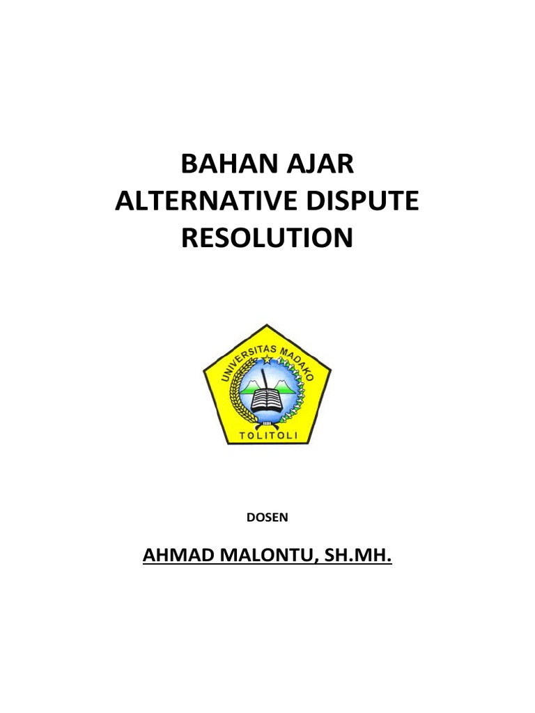 Bahan Ajar Adr. | PDF | Politik | Ilmu Sosial