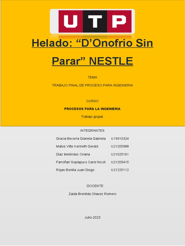Grupo Proceso Ta2 | PDF | Calidad (comercial) | Hacerse un nido